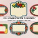 Vintage Blank Labels, Vintage Floral Labels, PNG & A4 Files, Old Labels ...