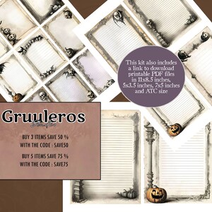 Halloween Printable Stationery Writing Papers, Printable Pumpkins ...