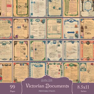 Vintage Handwritten Ephemera, Old Notes, Scholar Pages, Victorian ...