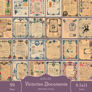 Vintage Handwritten Ephemera, Old Notes, Scholar Pages, Victorian ...