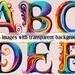Psychedelic Alphabet, Initials PNG, Psychedelic Art, Psychedelic Decor ...