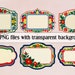Vintage Blank Labels, Vintage Floral Labels, PNG & A4 Files, Old Labels ...