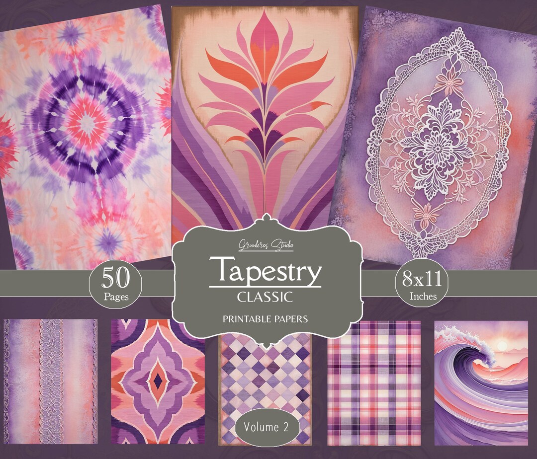 Printable Paper Ornamental, Texture Theme, Journal Embellishment ...