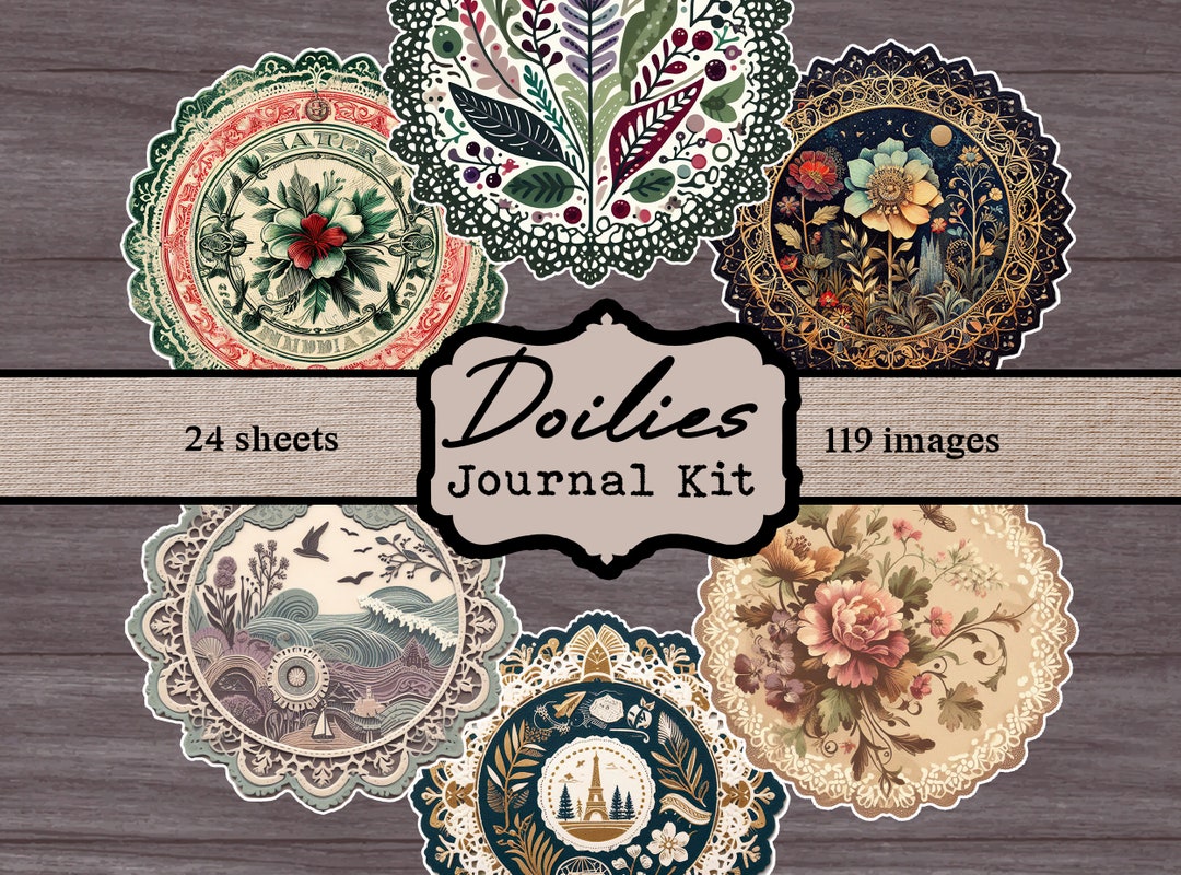 A4 Prints, Paper Doilies, Vintage Doily, Junk Journal, Scrapbooking ...