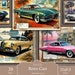 Classic Cars Journal Kit, Retro Cars, Vintage Cars Junk Journal ...