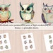 15 Owls Clipart, Whimsical Owls Print, Digital Download, Printable Owls ...