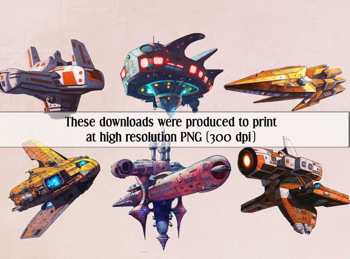 21 Spaceship Clipart, PNG, High Resolution, Starship Cliparts ...