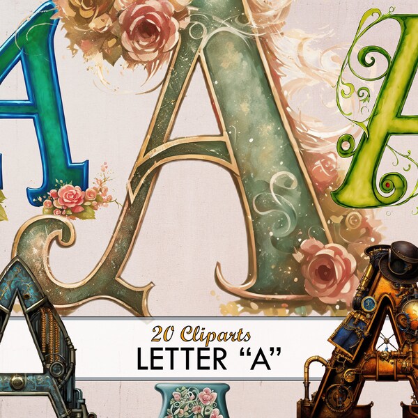 Letter Clipart - Etsy