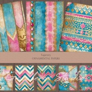 Printable Victorian Paper, Texture Theme, Journal Embellishment, Luxury ...