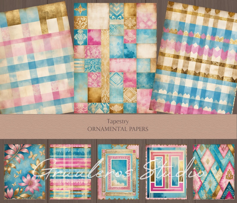 Printable Victorian Paper, Texture Theme, Journal Embellishment, Luxury ...