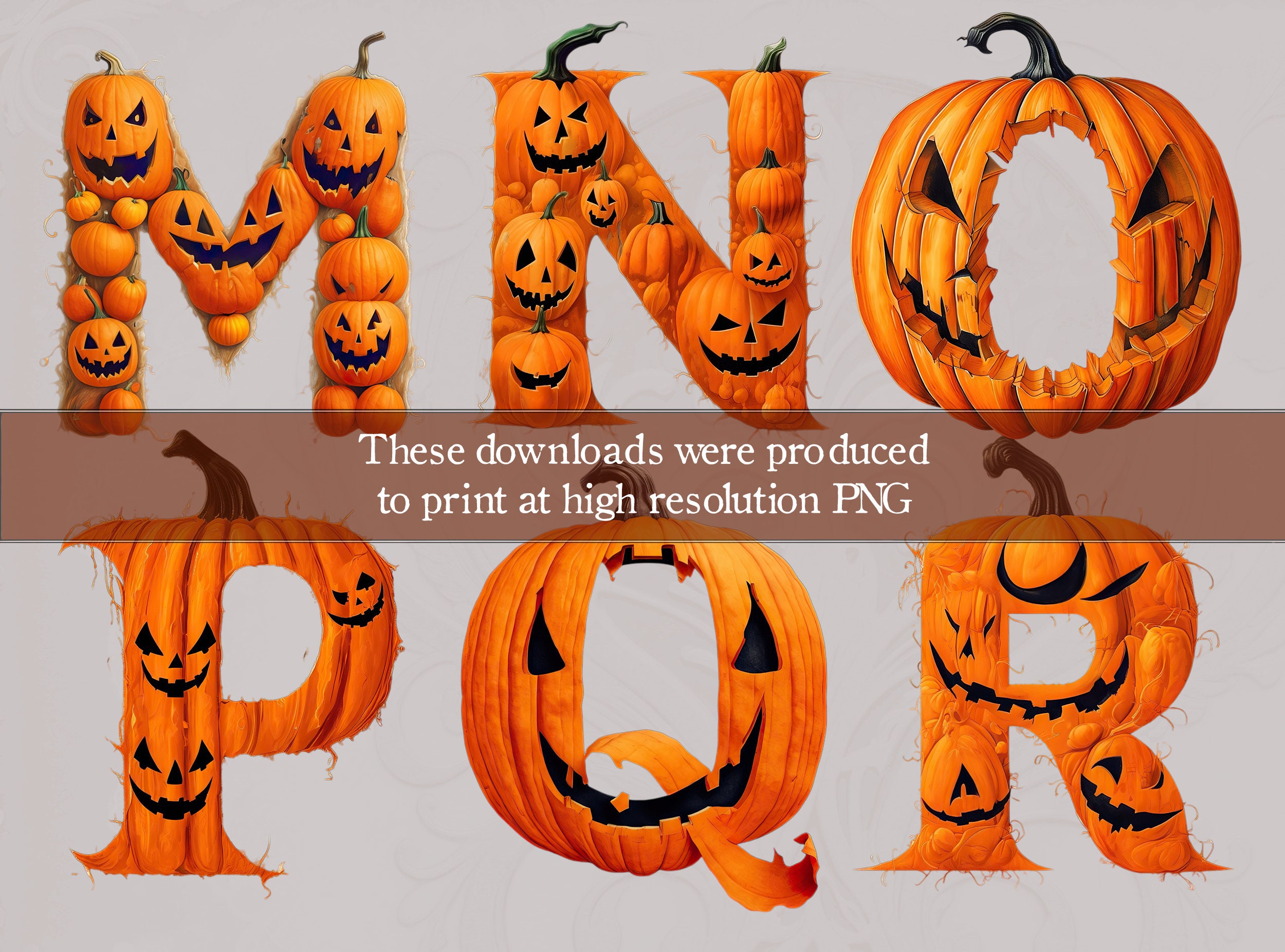 Halloween Clipart, Halloween Alphabet Letters, Png Transparent ...