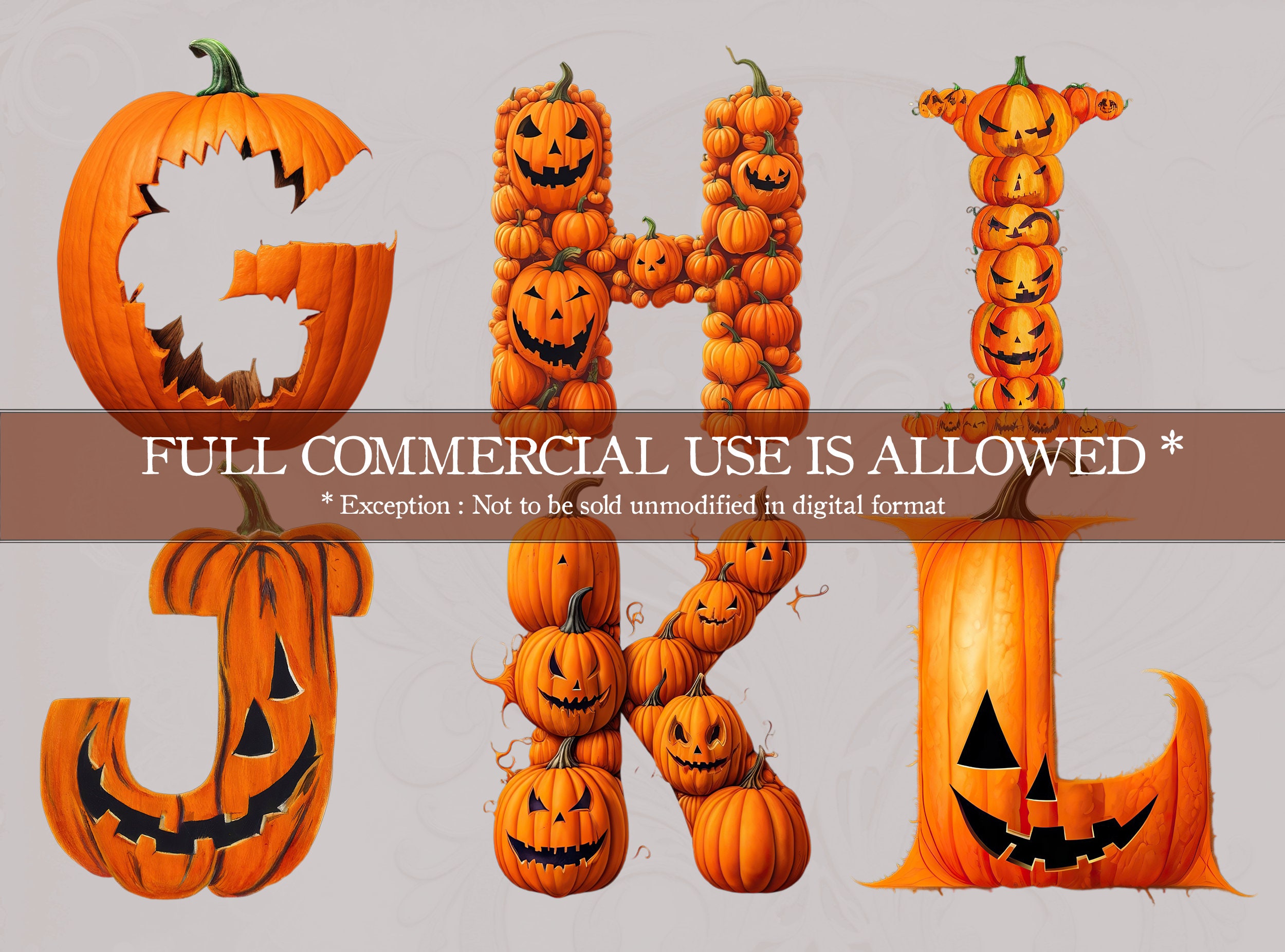 Halloween Clipart, Halloween Alphabet Letters, Png Transparent ...