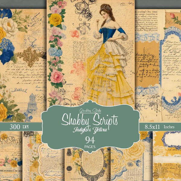 Shabby Chic Letters - Etsy