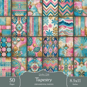 Printable Victorian Paper, Texture Theme, Journal Embellishment, Luxury ...