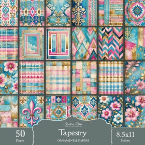 Printable Victorian Paper, Texture Theme, Journal Embellishment, Luxury ...