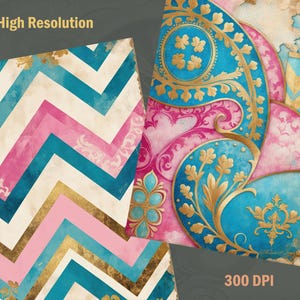 Printable Victorian Paper, Texture Theme, Journal Embellishment, Luxury ...