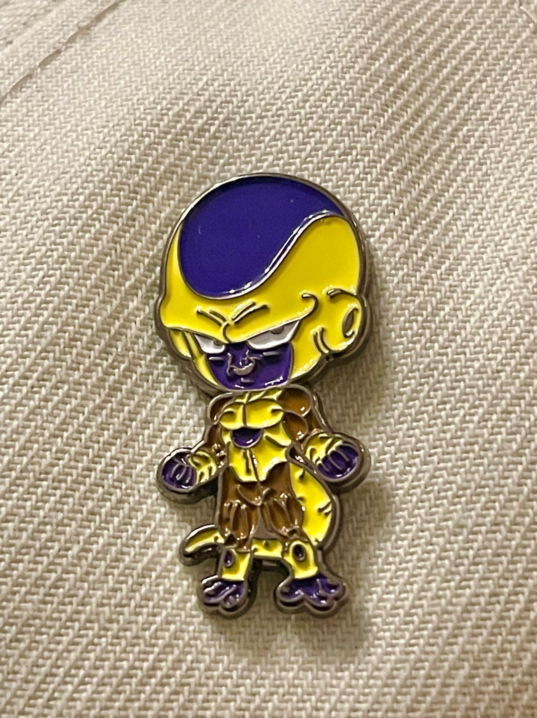 DBZ Golden Frieza Enamel Pin - Etsy