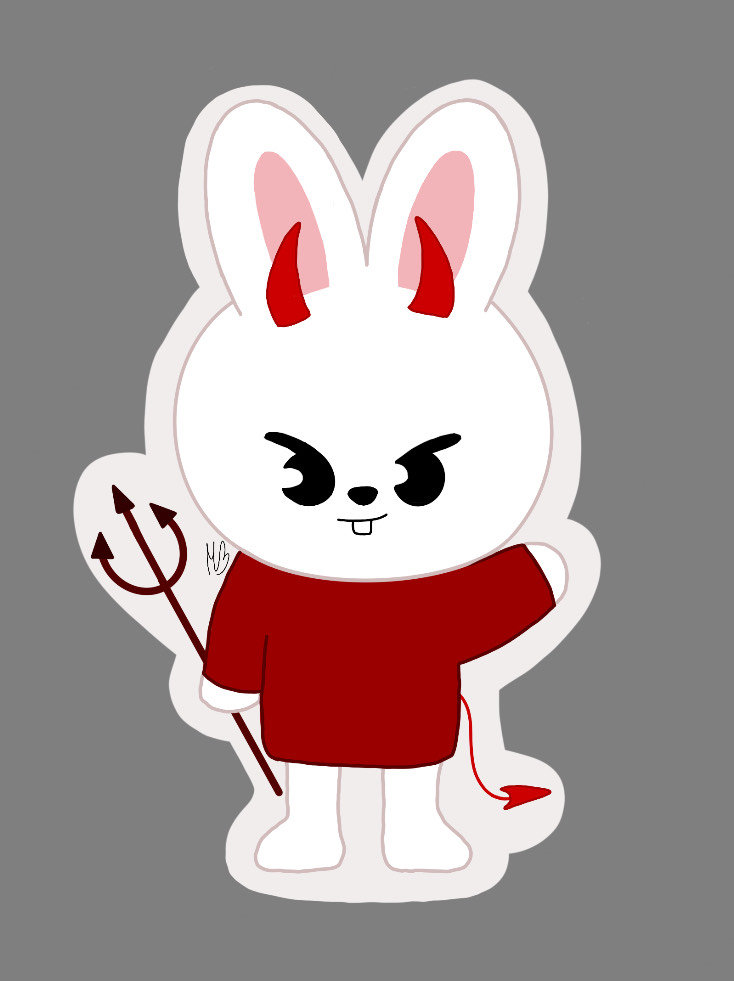Own Design Devil Bunny 'leebit' Halloween Skzoo - Etsy
