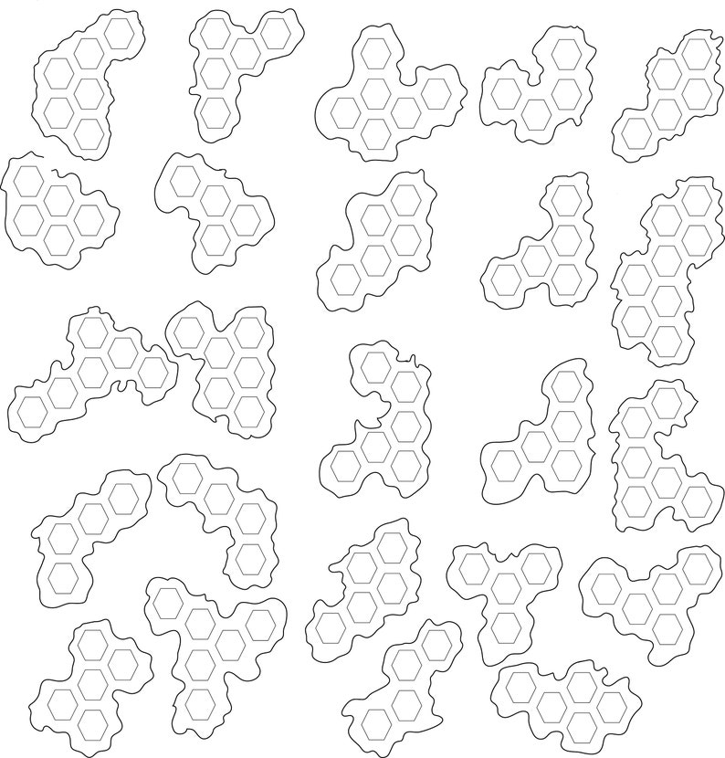 Hex Tare Stencil - SVG - Etsy