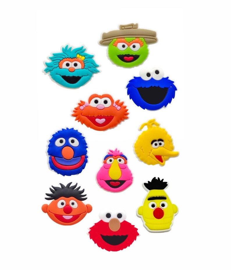 Sesame Street Crocs Charms - Etsy UK