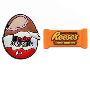 Food Croc Charms Snacks Croc Charms Food Jibbitz PVC Rubber Avocado ...