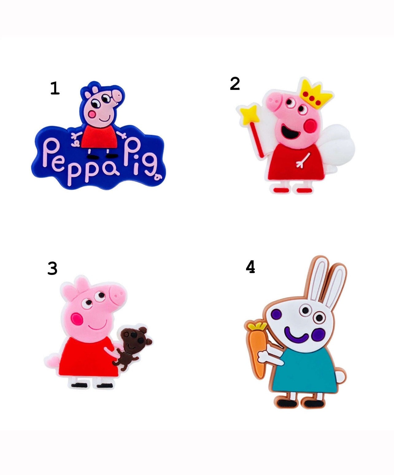 Peppa Pig Croc Charms |cartoon Pig Themed Croc Charms | Peppa Pig ...