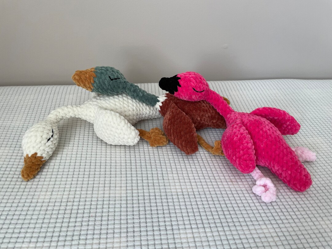 Snoozing Goose Amigurumi Plushy Snoozing Mallard Duck Amigurumi Plushy ...