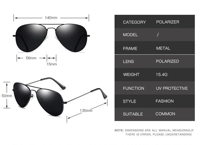 Aviator Polarized Unisex Sunglasses Pilot Mirror Men Women Sunglasses Unique Gifts for Him/her ...