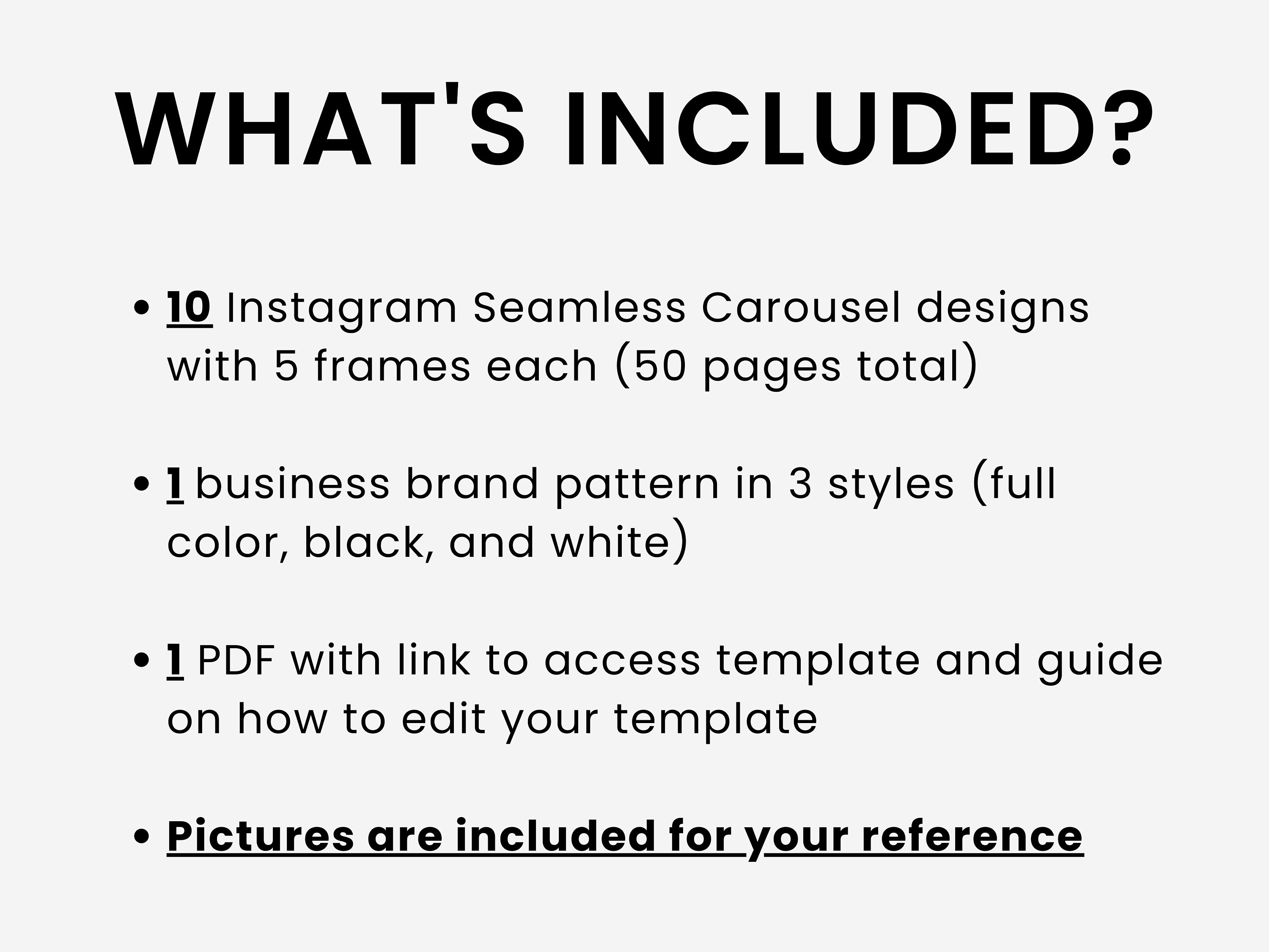 Instagram Seamless Carousel Canva Template, Instagram Carousel Template ...