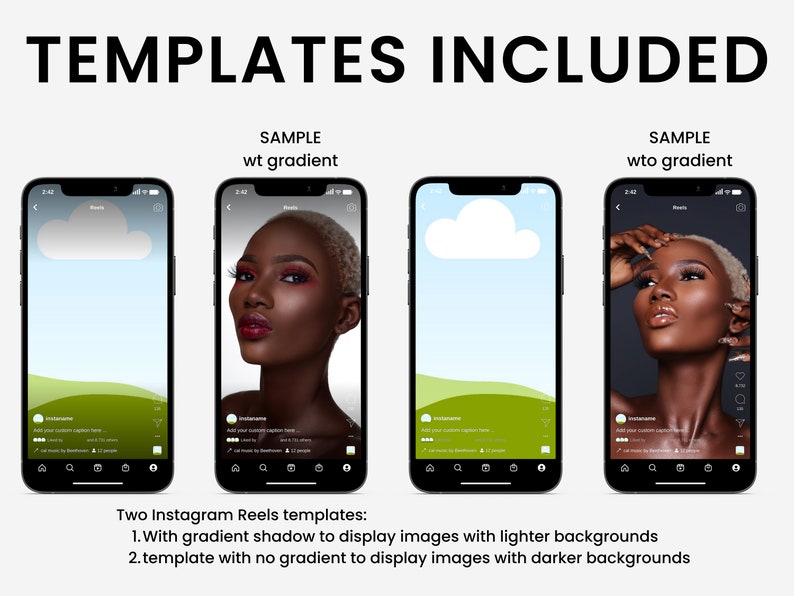 Instagram Profile Mockup Template, Editable Canva Template Social Media ...