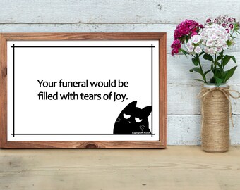 Cat Funeral Decor - Etsy