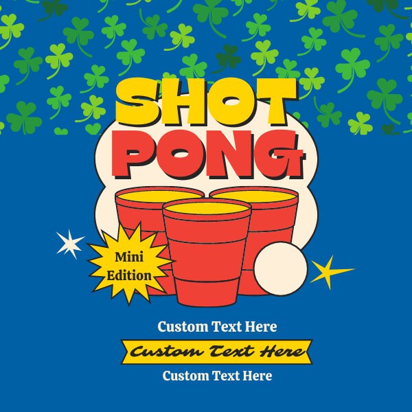 Shot Pong Mini Game Custom - Etsy