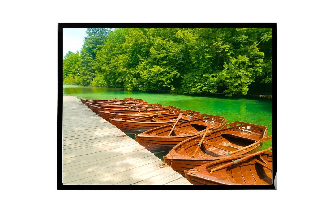 Lake Print Plitvice Lakes National Park Croatia Landscape - Etsy