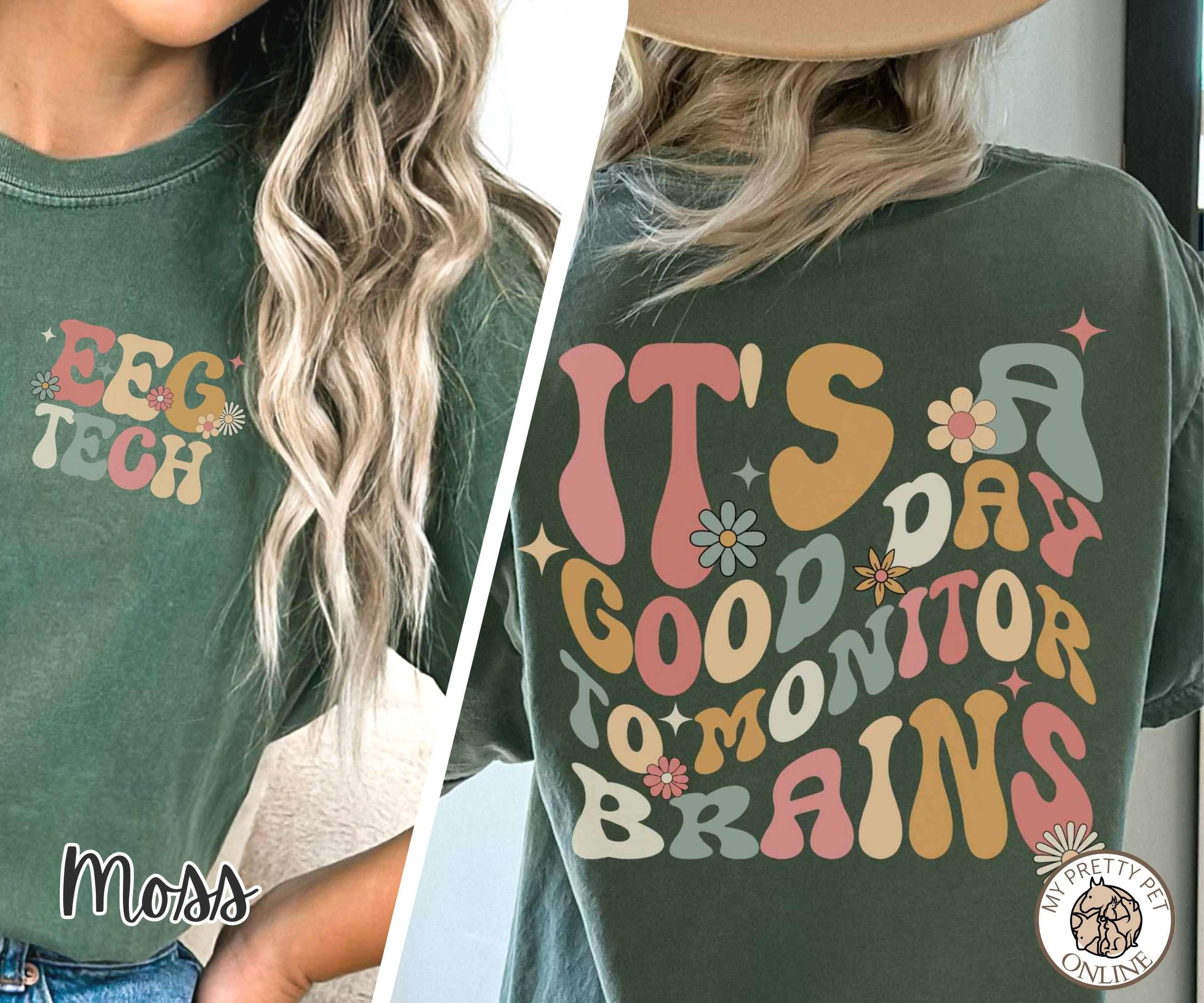 EEG Tech Shirts Eeg Tech Apparel Eeg Technologist Eeg Tech - Etsy