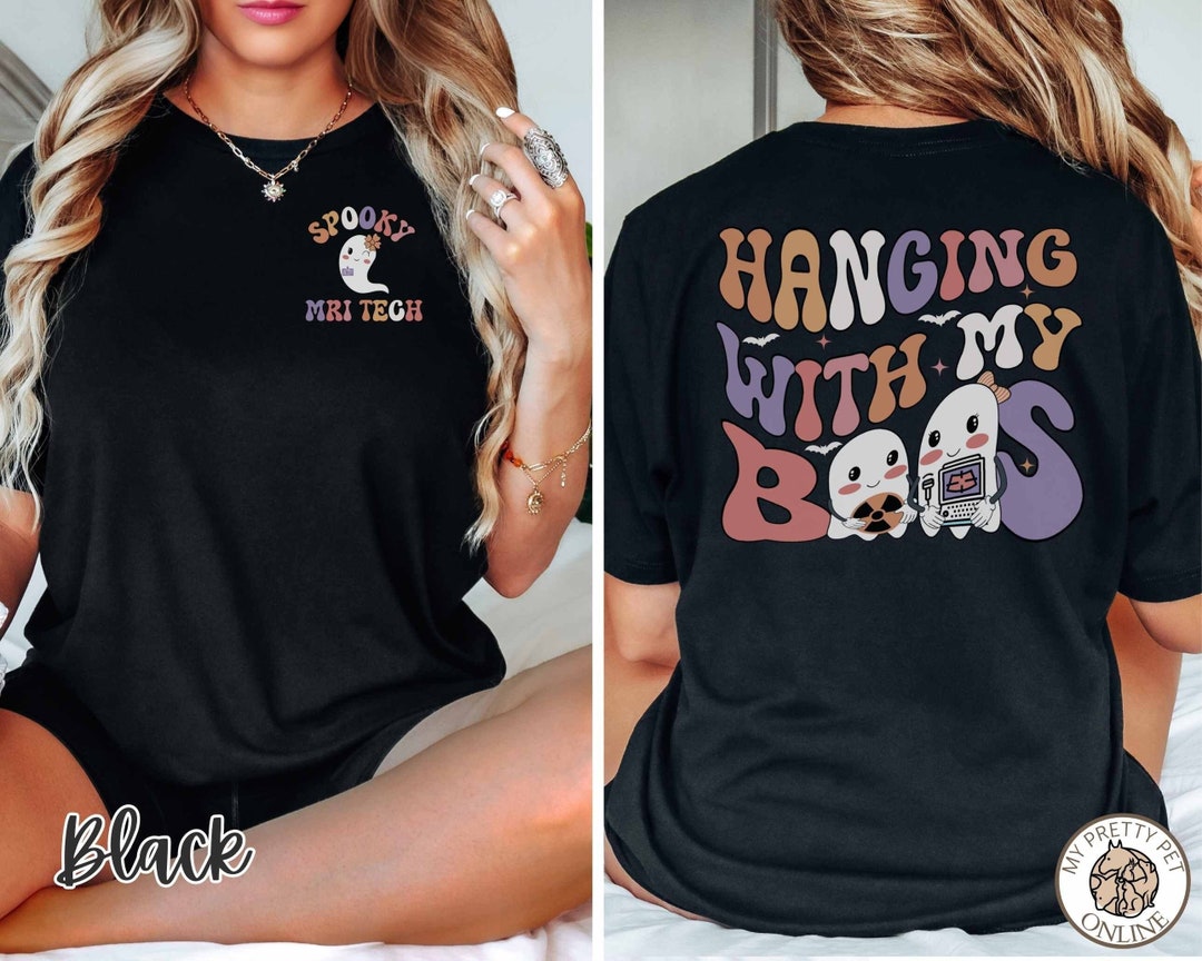MRI Tech Halloween Shirts, Boo Crew MRI Tech Shirt, Spooky-boo Shirt ...