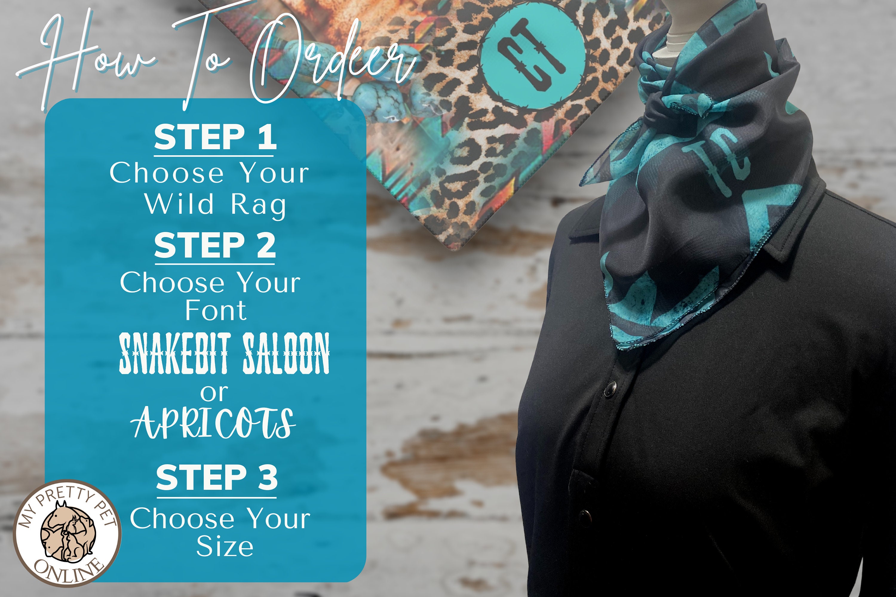 Personalized Cowboy Wild Rag Rodeo Ranch Wear Wild Rags for - Etsy