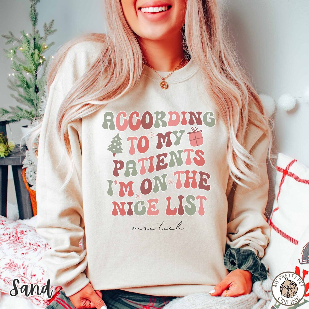 Retro MRI Tech Christmas Sweatshirts, MRI Tech T Shirts, MRI Scan Shirt ...