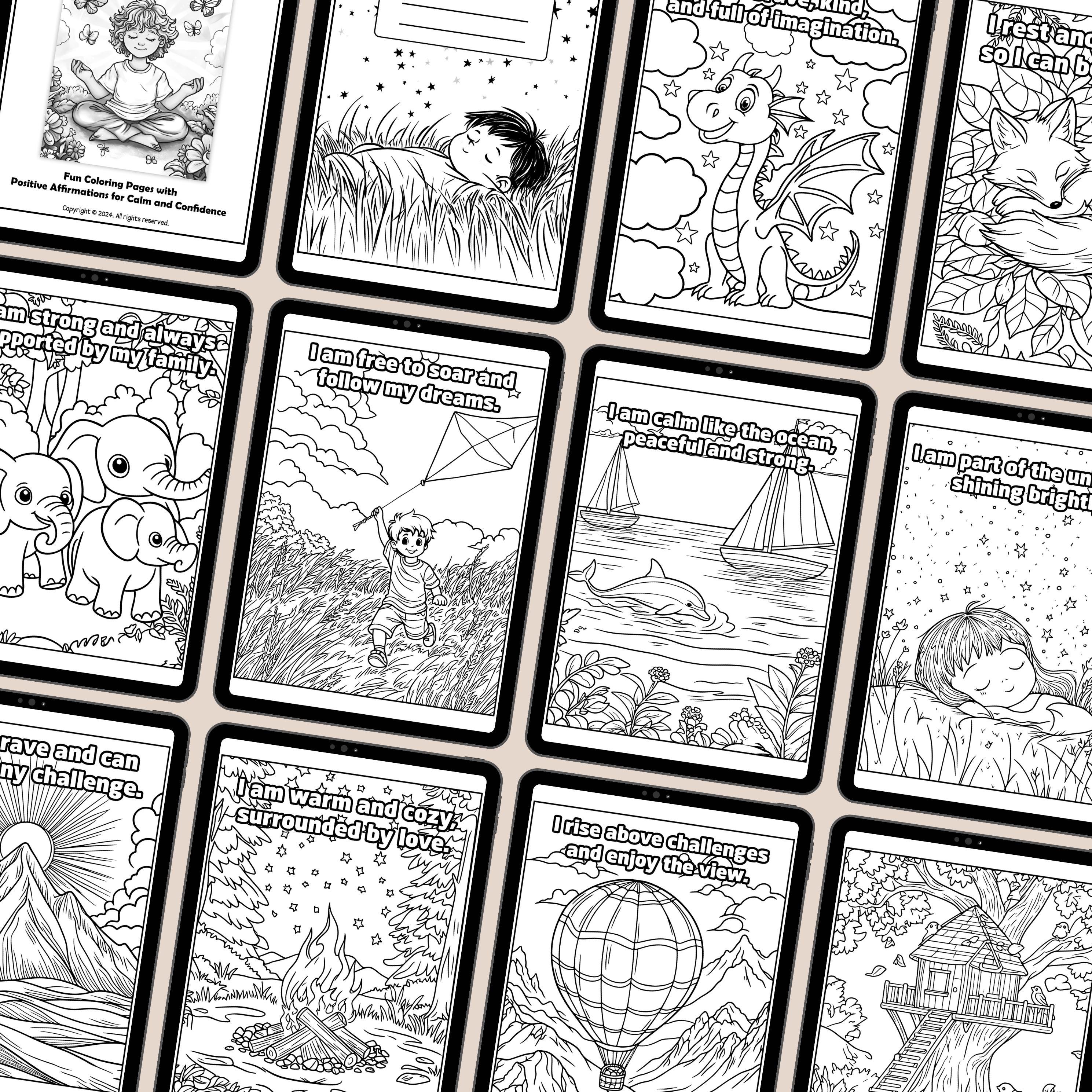 Printable Mindful Coloring Pages — The Green Mountain Mamas