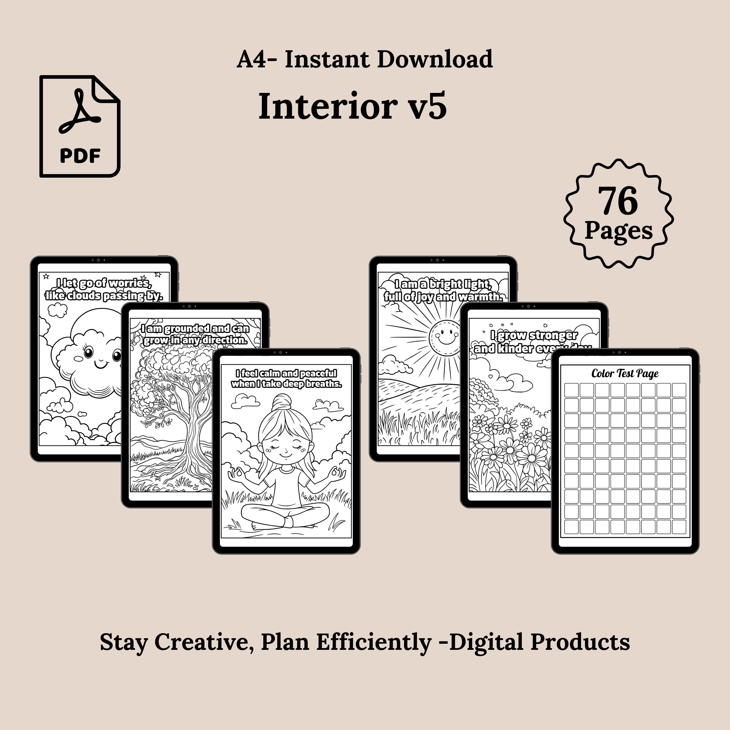 Printable Mindful Coloring Pages — The Green Mountain Mamas