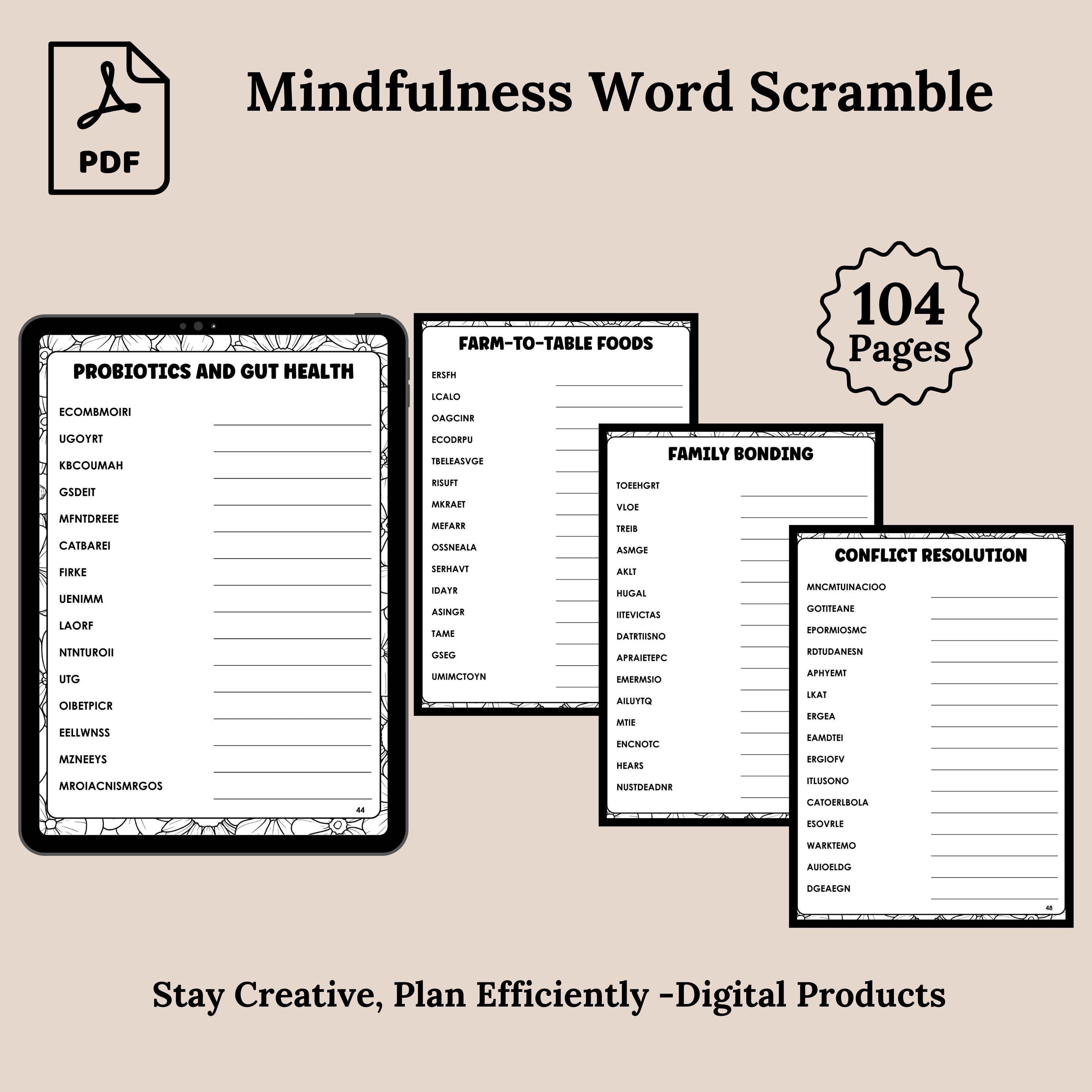 Printable Word Search Puzzle Book — The Green Mountain Mamas