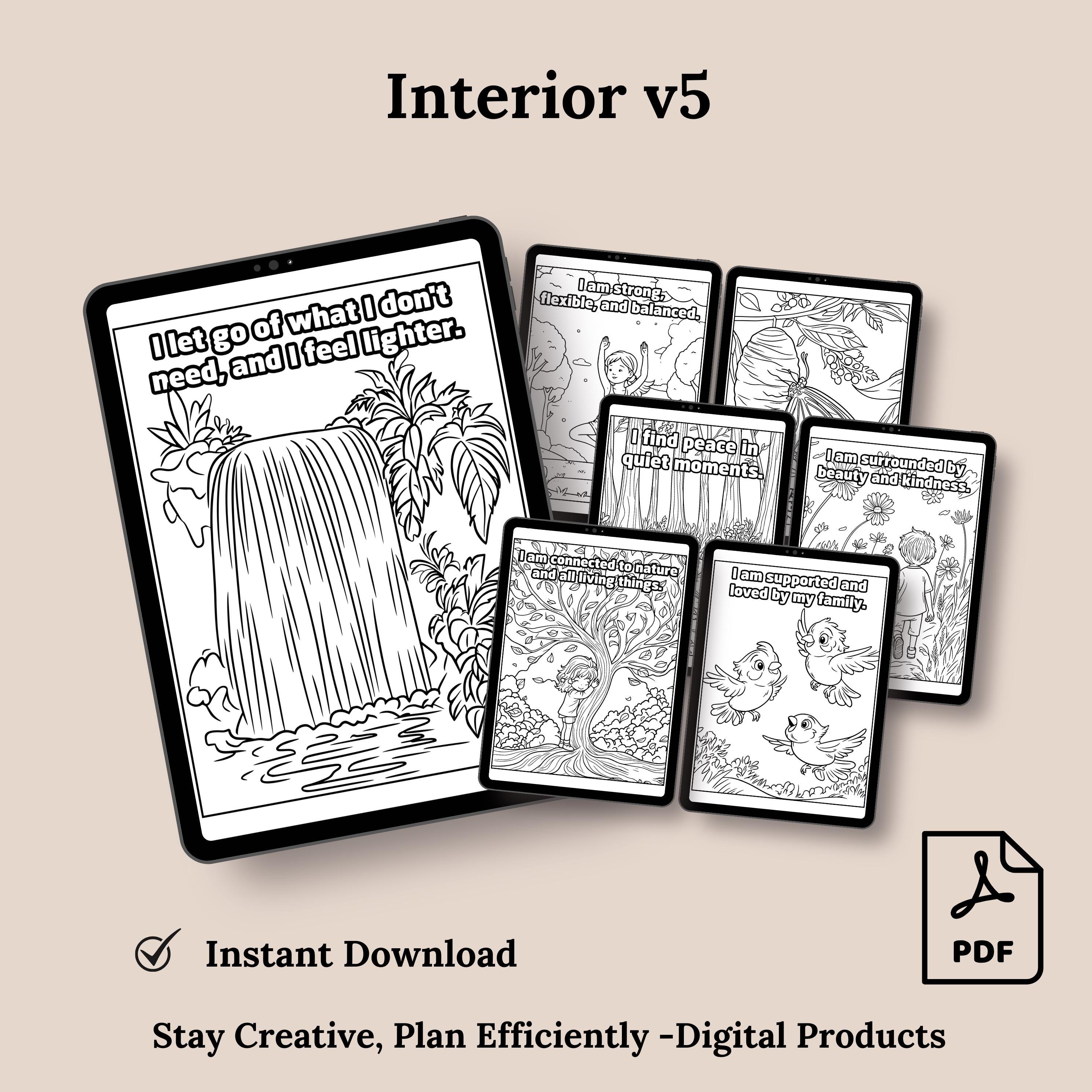 Printable Mindful Coloring Pages — The Green Mountain Mamas