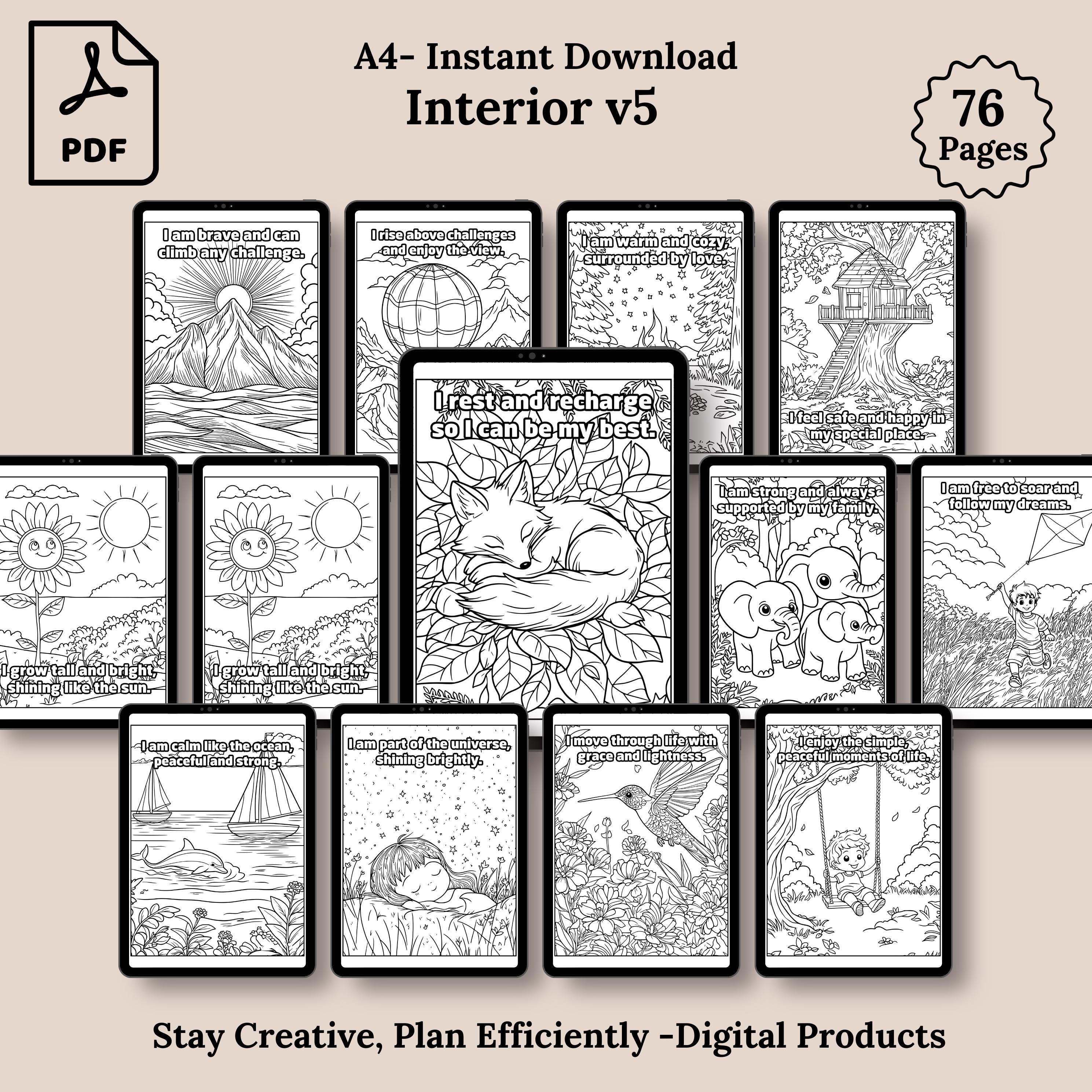 Printable Mindful Coloring Pages — The Green Mountain Mamas