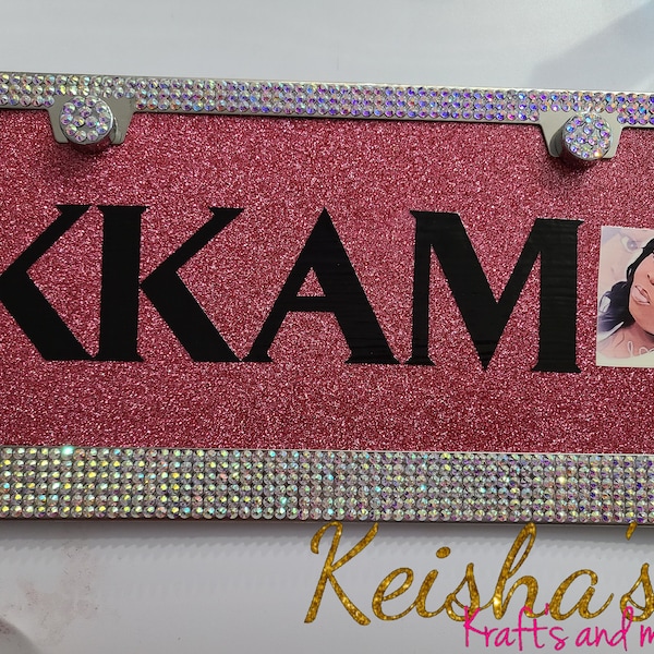 Bling License Plate - Etsy