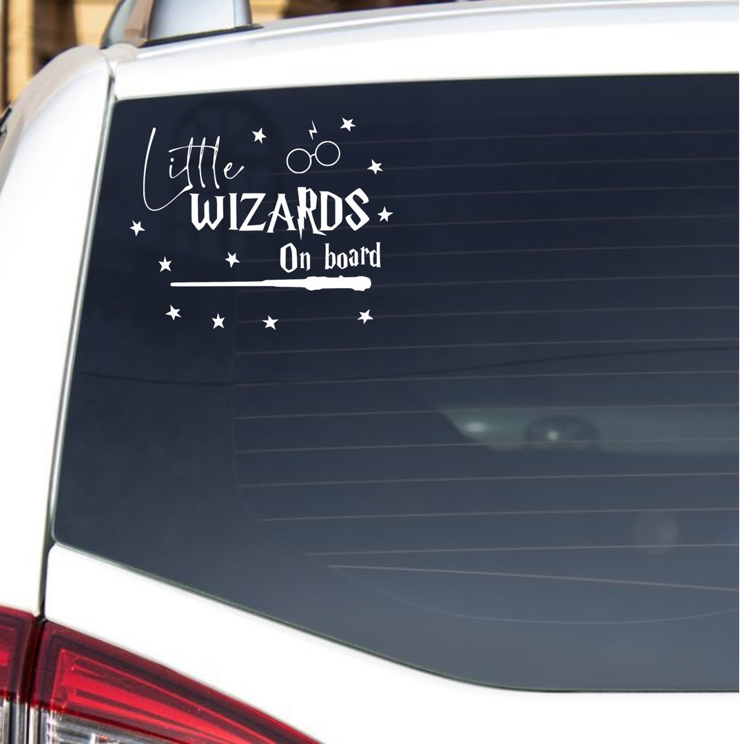 Little Wizard on Board Harry Potter Car Decal Baby on Board - Etsy ...