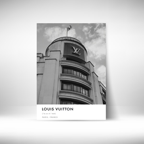 Louis Vuitton Poster - Etsy