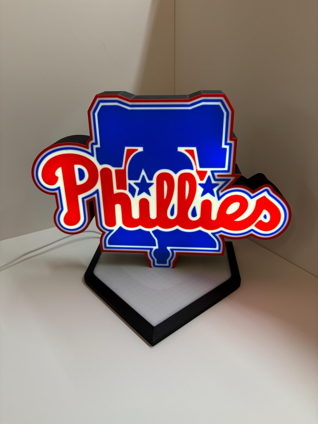 Phillies LED Lightbox revised 1/28/25 - Etsy