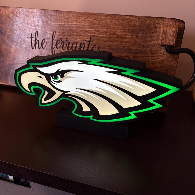 Fan Inspired Football LED Lightbox - Etsy