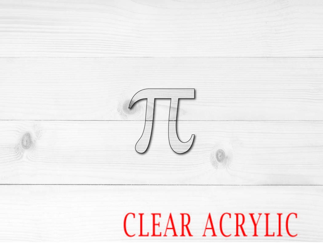 Pi Shape, Clear Acrylic Craft Blank, DIY Acrylic Blank - Etsy