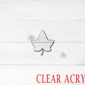 Ivy Leaf Shape, Clear Acrylic Craft Blank, Colored Acrylic Blank - Etsy