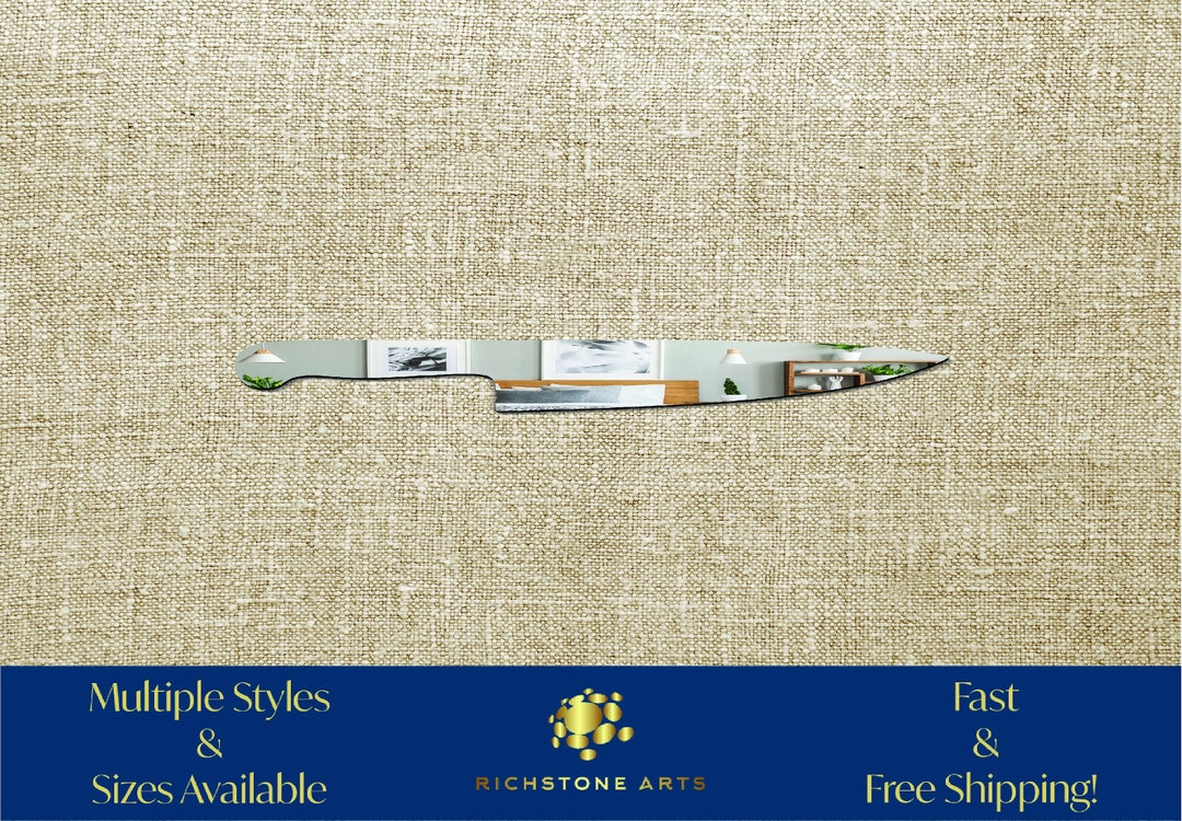 Decorative Knife Shaped Acrylic Mirror | Many Shapes Available - Etsy